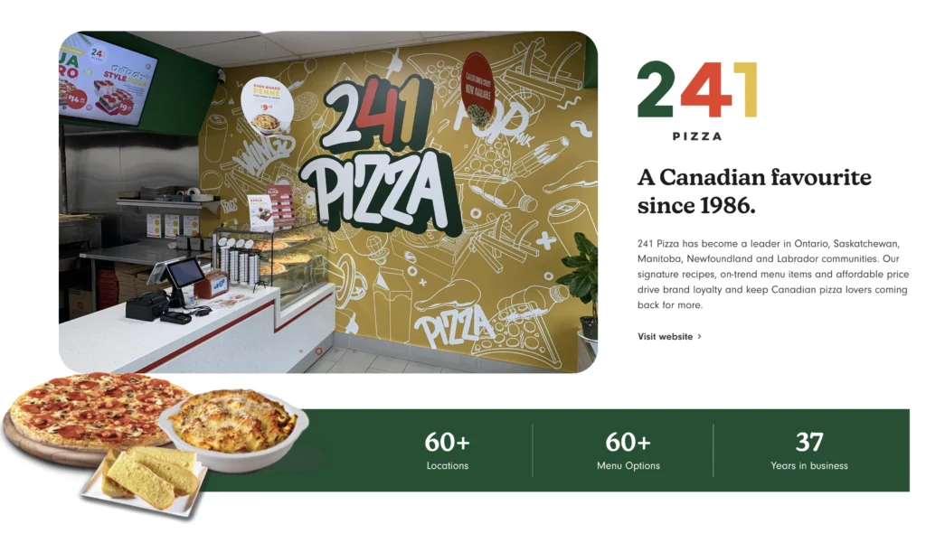 241 Pizza | Proudly Canadian Since 1986 | Fast Pizza Delivery